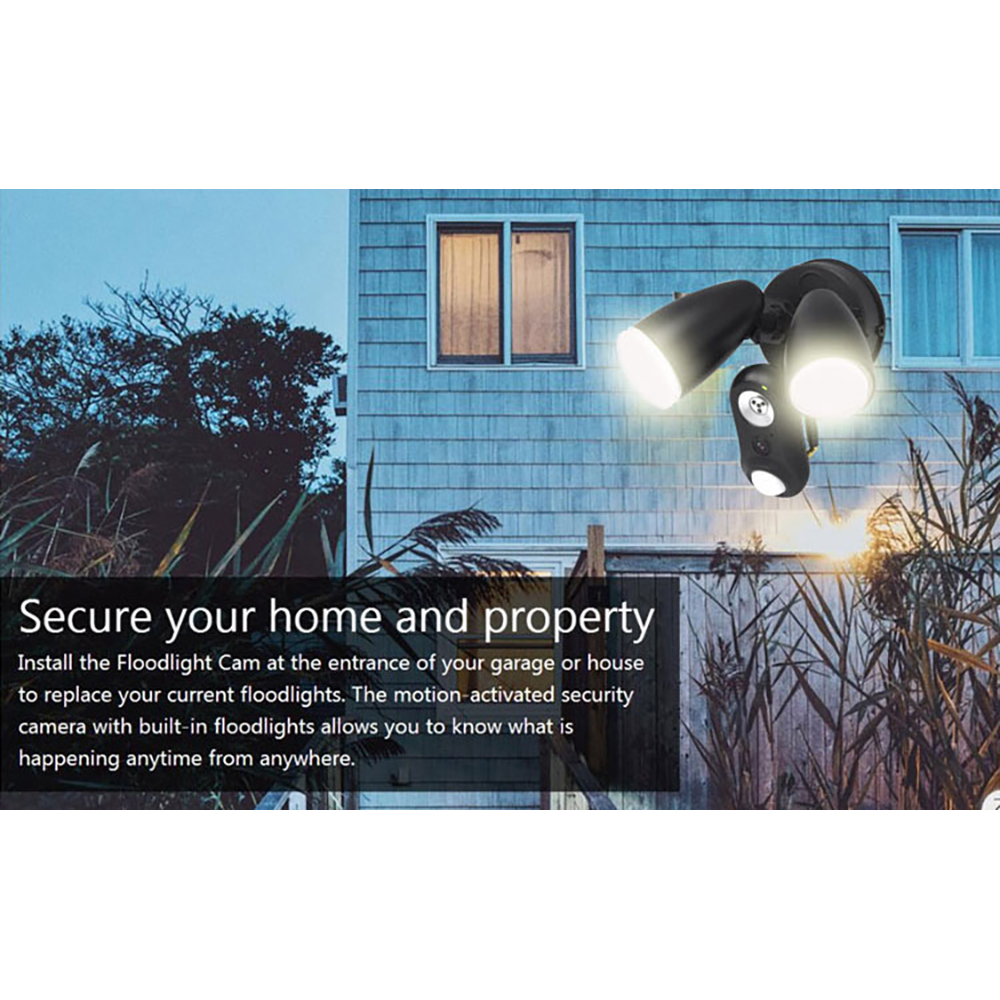 WI-FI IP CAMERA WITH FLOOR LIGHT WIP-C200A | Zicom Communication Pte Ltd